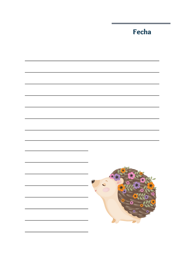 Spring Journal in Spanish (Printable) - Multi Lingo Hub